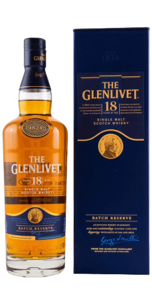 Glenlivet Whisky 18 Jahre - Batch Reserve (Box) 700ml - time2taste.com ...