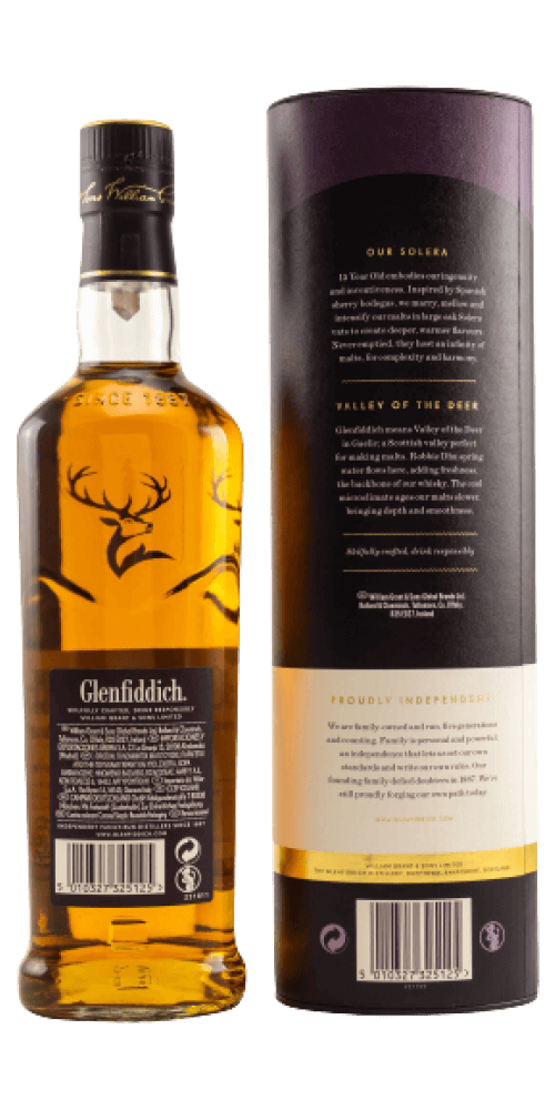 Glenfiddich Whisky 15 Jahre (Tube) 700ml - time2taste.com | TIME 2 TASTE